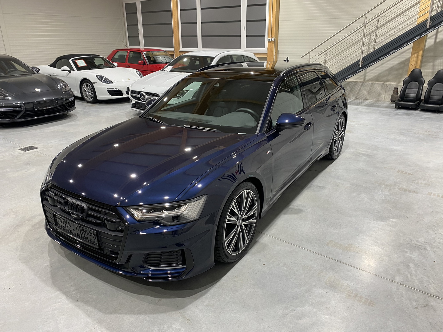 Audi A6 Avant 45 TDI Sport Quattro S-Line Firmamentblau
