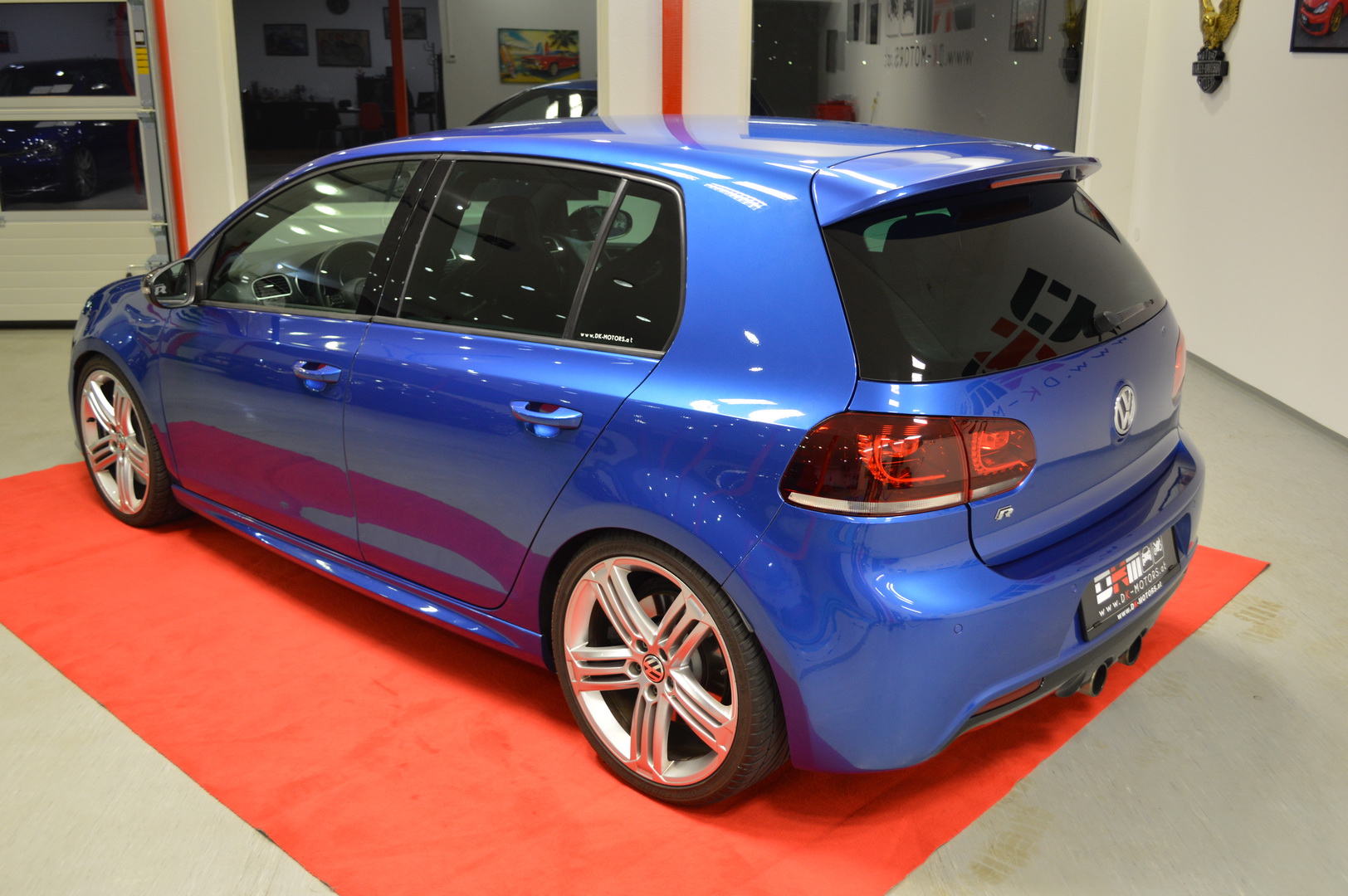 VW Golf 6R Motorsport blau
