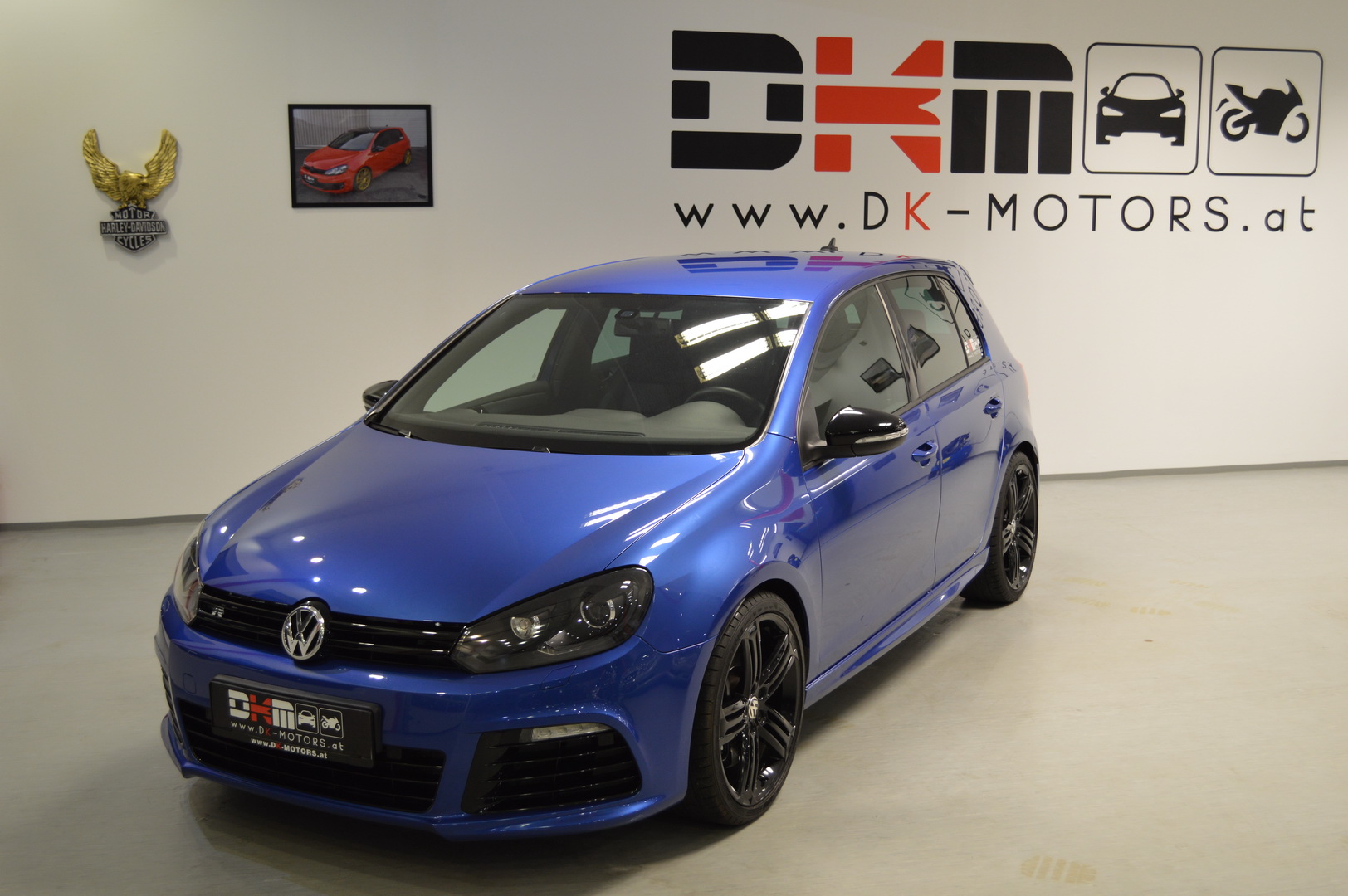 VW Golf 6R blau / schwarz