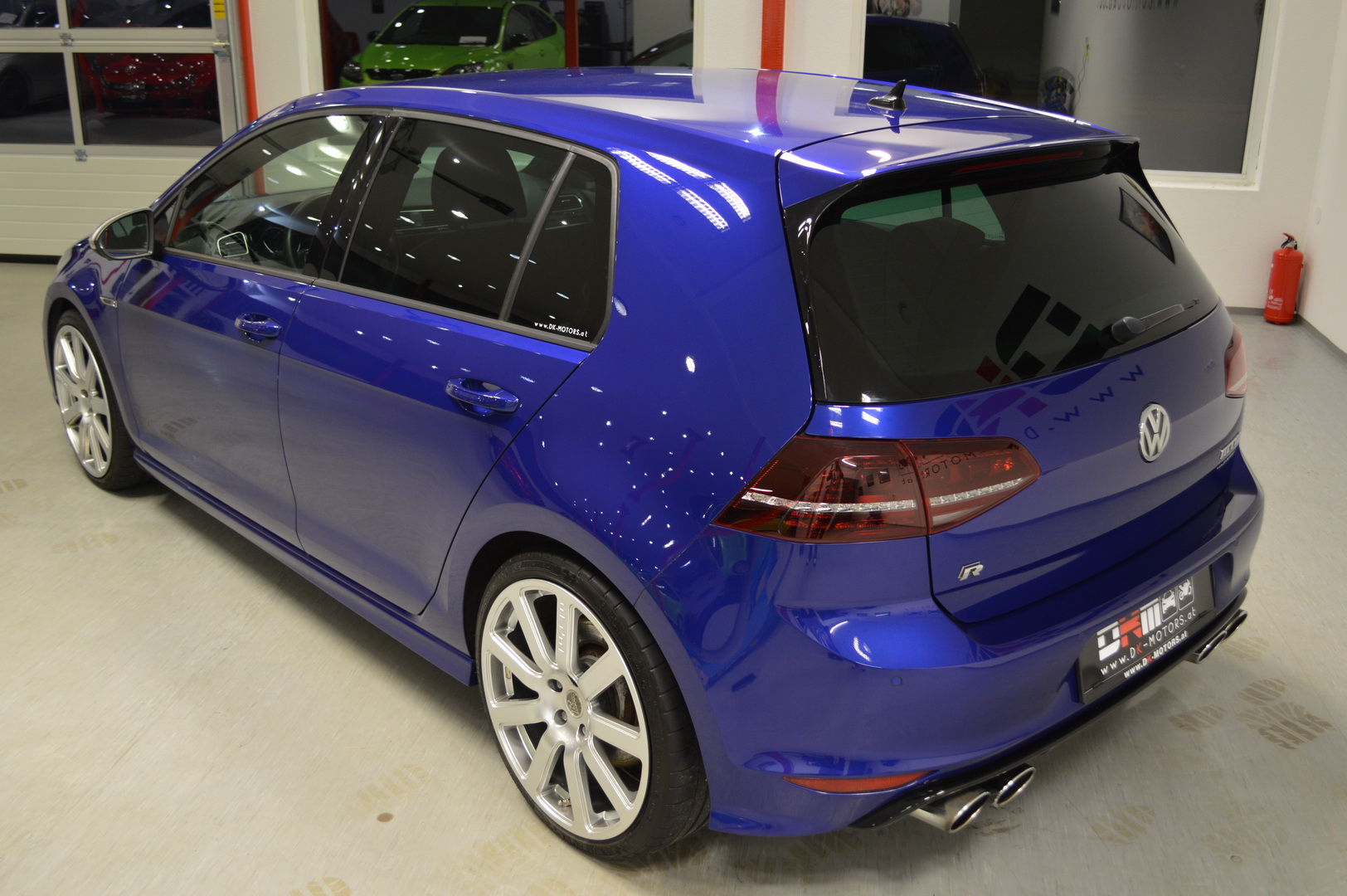 VW Golf 7R DSG ABT blau