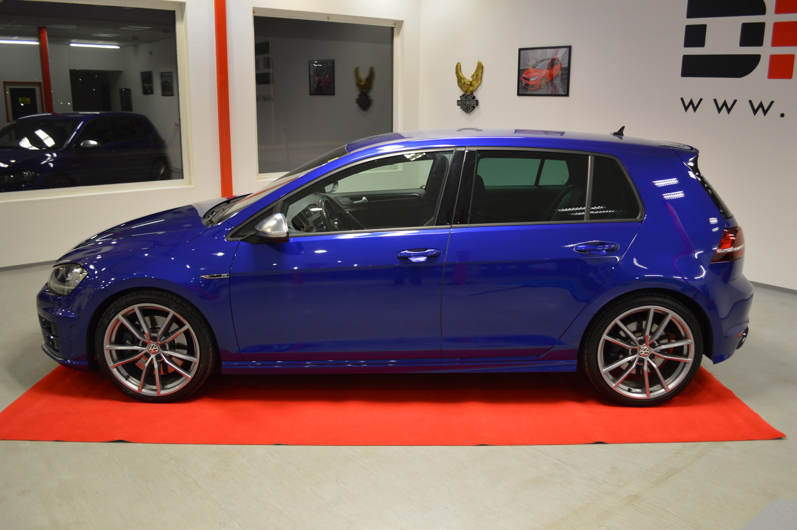 VW Golf 7R DSG blau